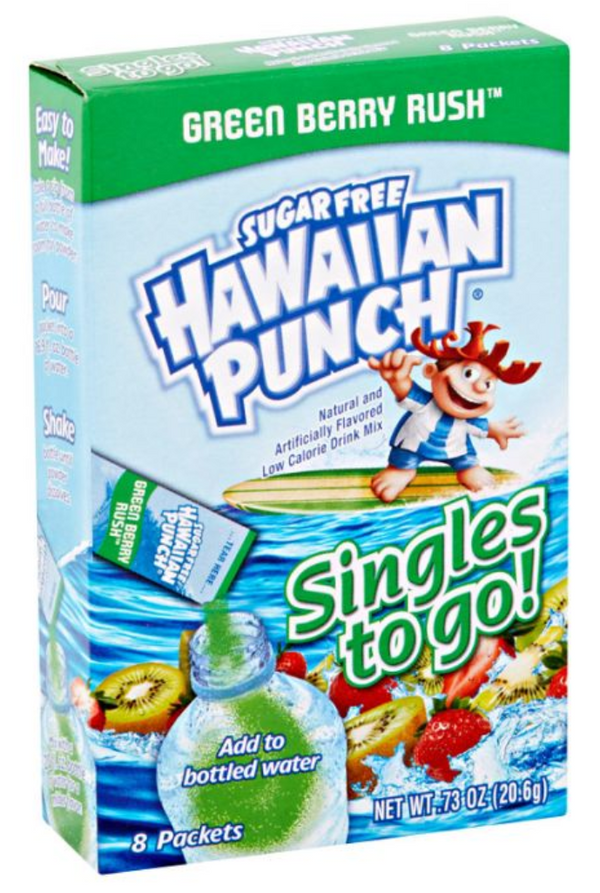 Hawaiian Punch Green Berry Rush Singles To Go – Candylicious Time