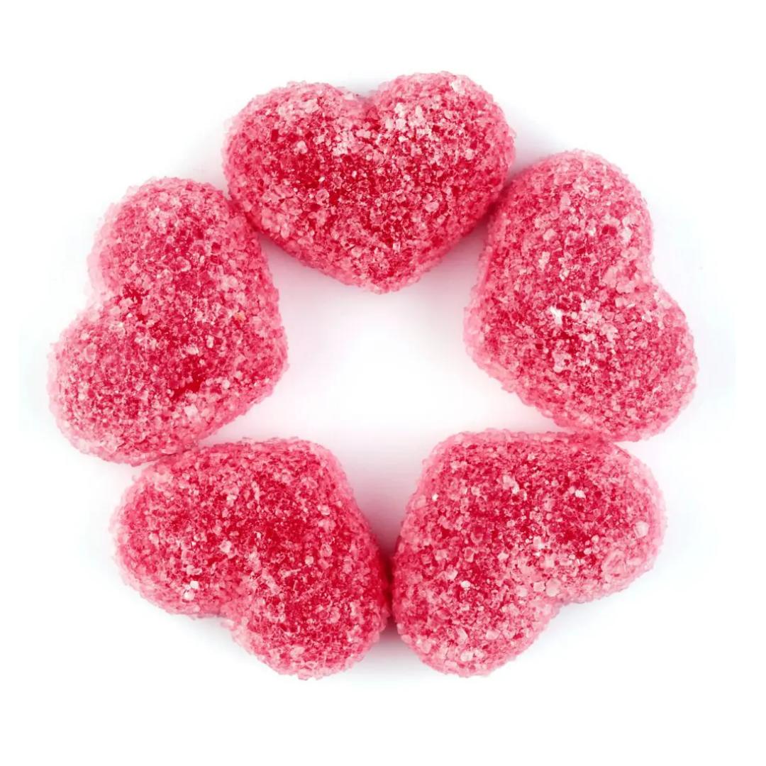 Custom Pick N Mix Candy - Fizzy Strawberry Hearts (Halal) - 100g ...